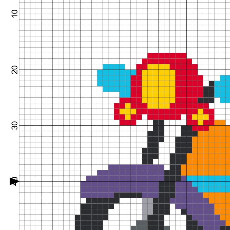 Cute Motorcycle Cross Stitch Pattern – Daily Cross Stitch