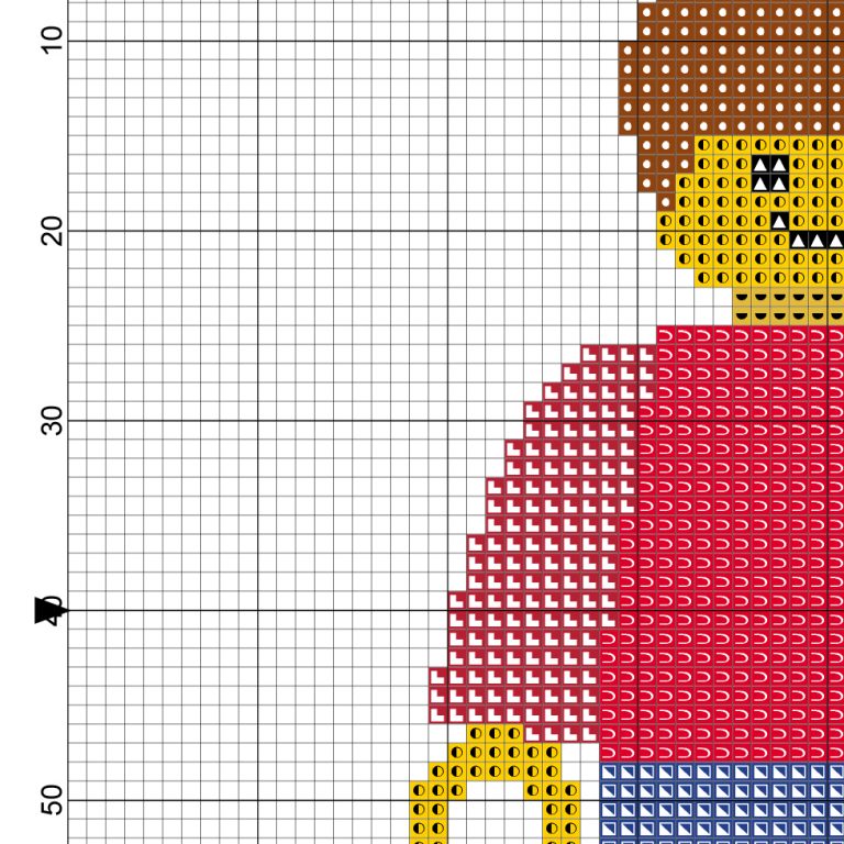 Lego Man Cross Stitch Pattern – Daily Cross Stitch