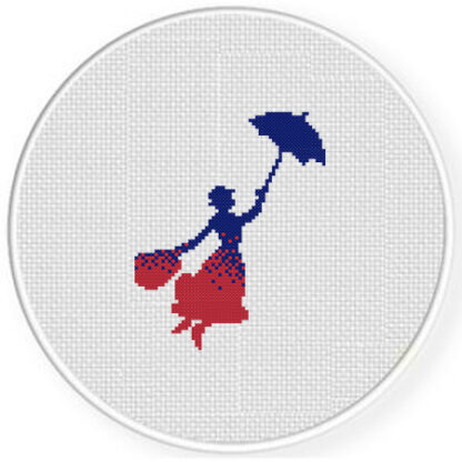 Mary Poppins Cross Stitch Pattern – Daily Cross Stitch