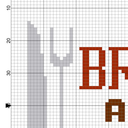 Brew and BBQ Cross Stitch Pattern – Daily Cross Stitch