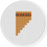 Indian Panpipes Cross Stitch Pattern – Daily Cross Stitch