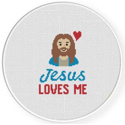 Jesus Love Me Cross Stitch Pattern – Daily Cross Stitch