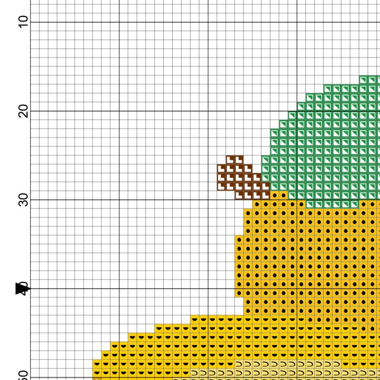 Mango Cross Stitch Pattern – Daily Cross Stitch