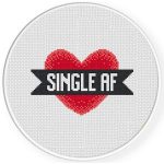 Single AF Cross Stitch Pattern – Daily Cross Stitch