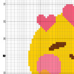Feeling Loved Emoji Cross Stitch Pattern – Daily Cross Stitch