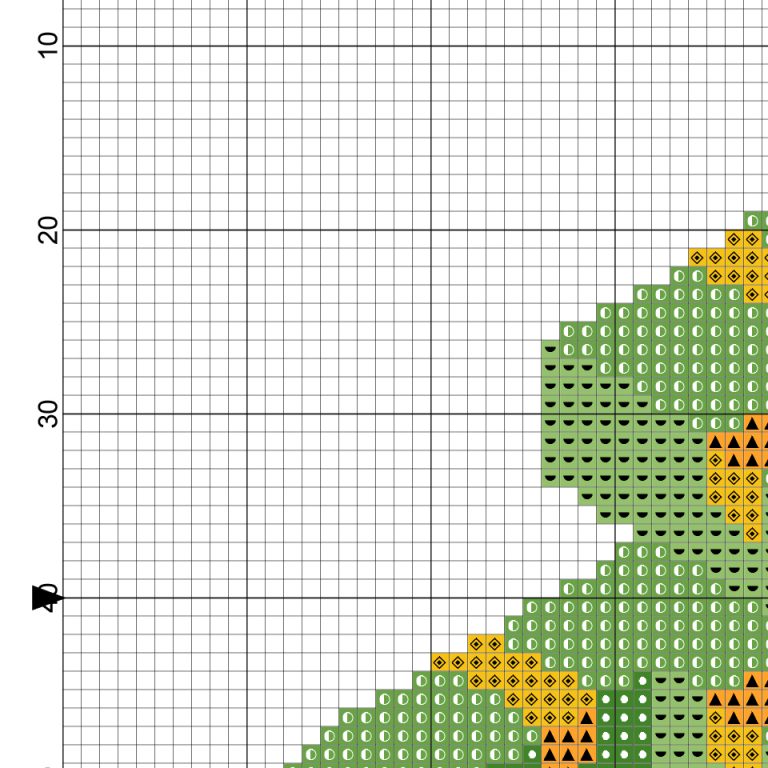 Isometric Snake Cross Stitch Pattern – Daily Cross Stitch