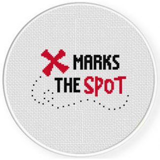 X Marks The Spot Cross Stitch Pattern – Daily Cross Stitch