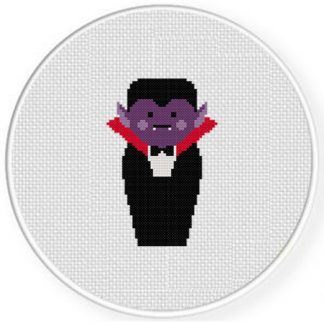 Cute Vampire Cross Stitch Pattern – Daily Cross Stitch