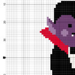Cute Vampire Cross Stitch Pattern – Daily Cross Stitch