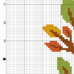 Fall Tree Leaves Cross Stitch Pattern – Daily Cross Stitch
