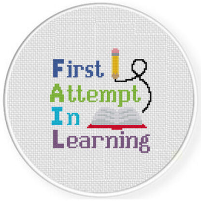 First Attempt In Learning Cross Stitch Pattern – Daily Cross Stitch