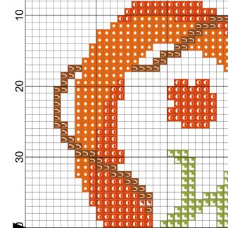 Hello Fall Heart Cross Stitch Pattern – Daily Cross Stitch