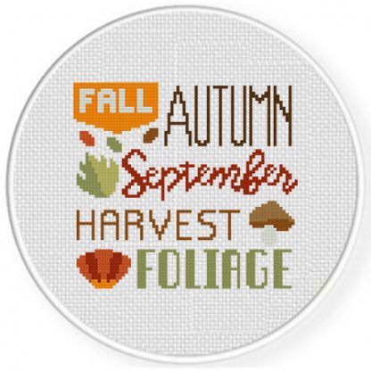 September Quilt Cross Stitch Pattern – Daily Cross Stitch