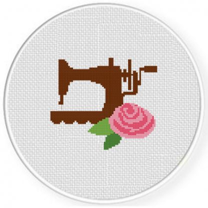 Vintage Sewing Machine Cross Stitch Pattern – Daily Cross Stitch