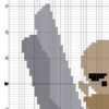 Stone Golem Cross Stitch Pattern – Daily Cross Stitch