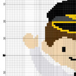 Little Pilot Cross Stitch Pattern – Daily Cross Stitch