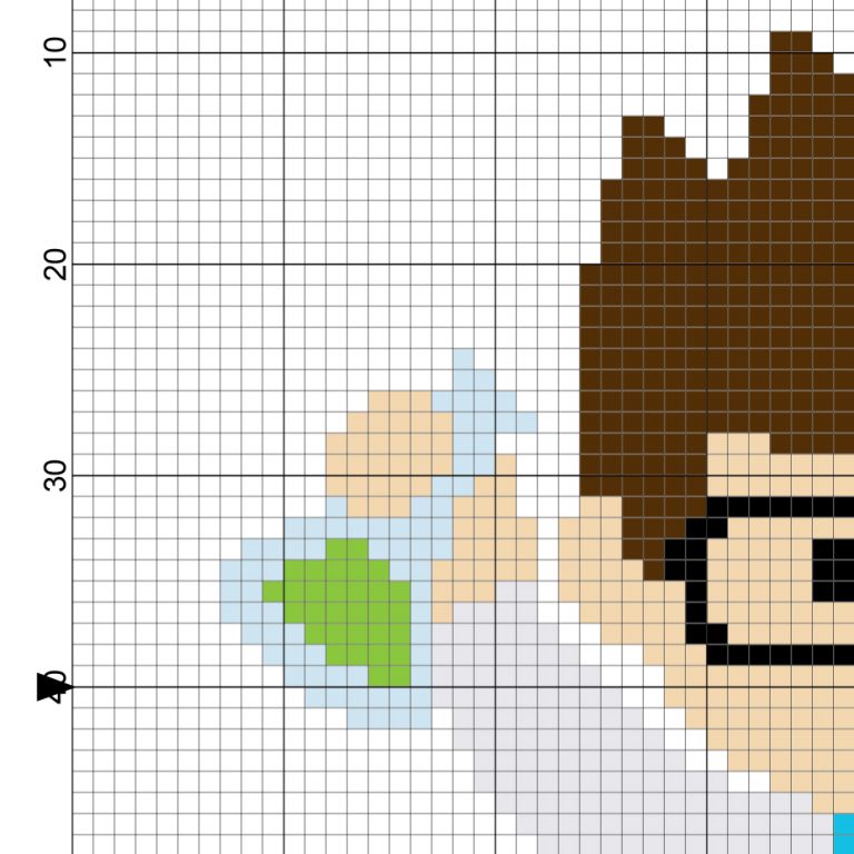 Little Scientist Cross Stitch Pattern – Daily Cross Stitch