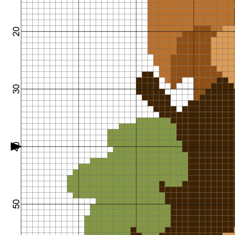Squirrel And Acorn Cross Stitch Pattern – Daily Cross Stitch