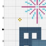 Buildings and Fireworks Cross Stitch Pattern – Daily Cross Stitch