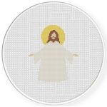 Jesus Christ Halo Cross Stitch Pattern – Daily Cross Stitch
