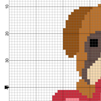 Boxer Dog Heart Cross Stitch Pattern – Daily Cross Stitch