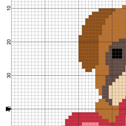 Boxer Dog Heart Cross Stitch Pattern – Daily Cross Stitch