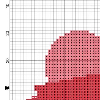 Ribbon Heart Cross Stitch Pattern – Daily Cross Stitch