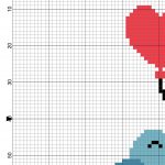 Bird Heart Balloon Cross Stitch Pattern – Daily Cross Stitch