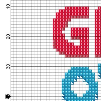 Game Over Heart Cross Stitch Pattern – Daily Cross Stitch