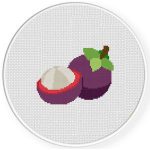 Mangosteen Cross Stitch Pattern – Daily Cross Stitch
