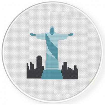 Christ The Redeemer Rio Cross Stitch Pattern – Daily Cross Stitch