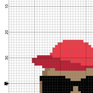 Cool Beans Cross Stitch Pattern – Daily Cross Stitch