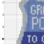 Grammar Police Cross Stitch Pattern – Daily Cross Stitch