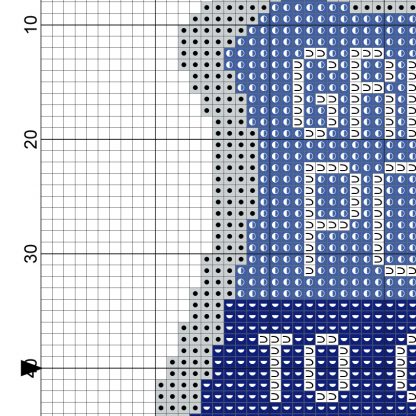 Grammar Police Cross Stitch Pattern – Daily Cross Stitch