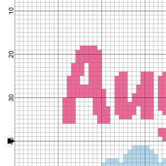 August Cross Stitch Pattern – Daily Cross Stitch