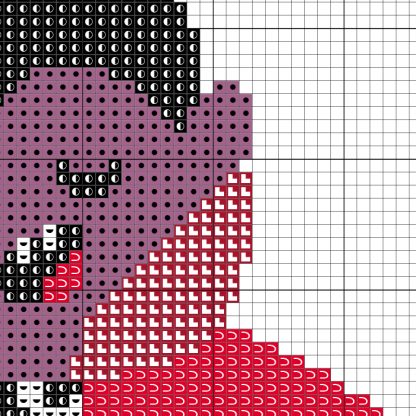Groovy Vampire Cross Stitch Pattern – Daily Cross Stitch