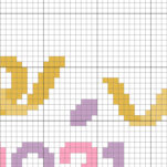 2021 Party Cross Stitch Pattern – Daily Cross Stitch