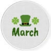 March Cross Stitch Pattern – Daily Cross Stitch