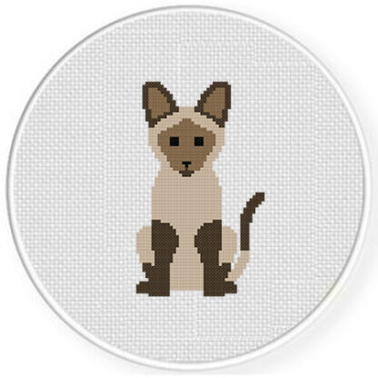Siamese Cat Cross Stitch Pattern – Daily Cross Stitch