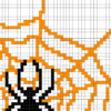 Spider In Web Cross Stitch Pattern – Daily Cross Stitch