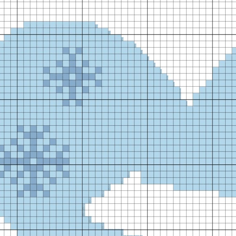 Polar Heart Cross Stitch Pattern – Daily Cross Stitch