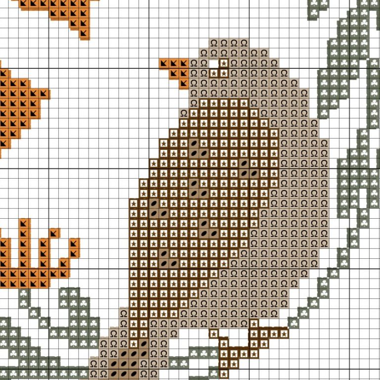 Bird And Wreath Cross Stitch Pattern – Daily Cross Stitch