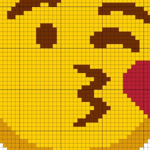 Emoji Kisses Cross Stitch Pattern – Daily Cross Stitch