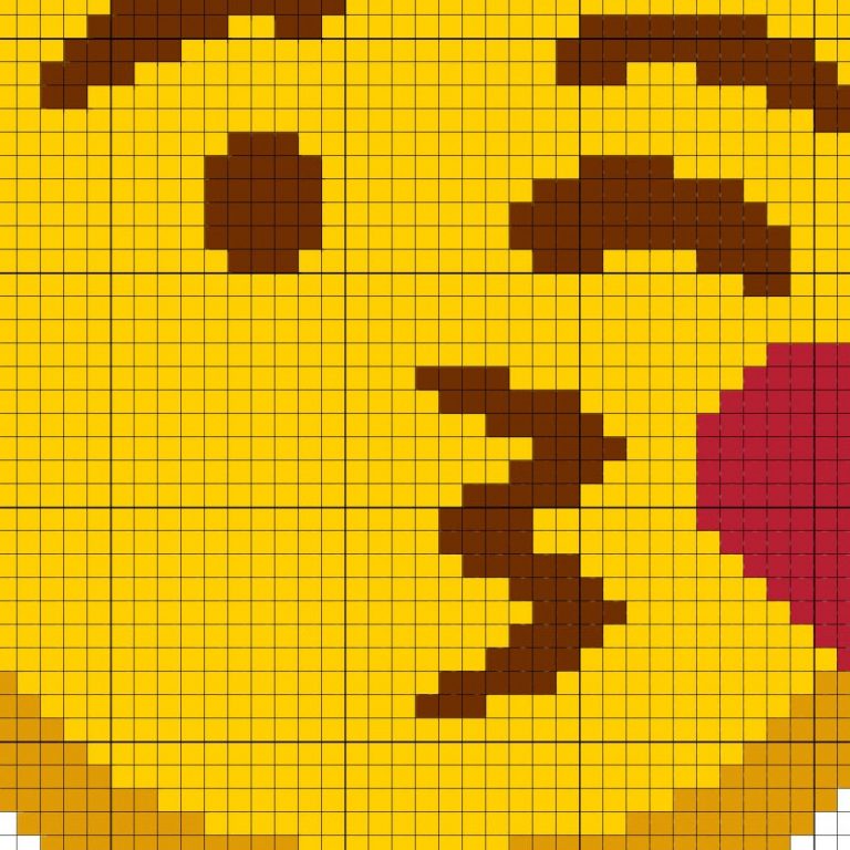 Emoji Kisses Cross Stitch Pattern – Daily Cross Stitch