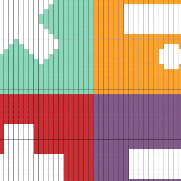 Math Blocks Cross Stitch Pattern – Daily Cross Stitch