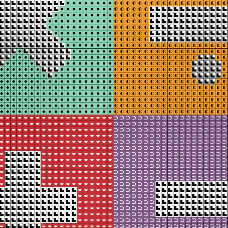 Math Blocks Cross Stitch Pattern – Daily Cross Stitch