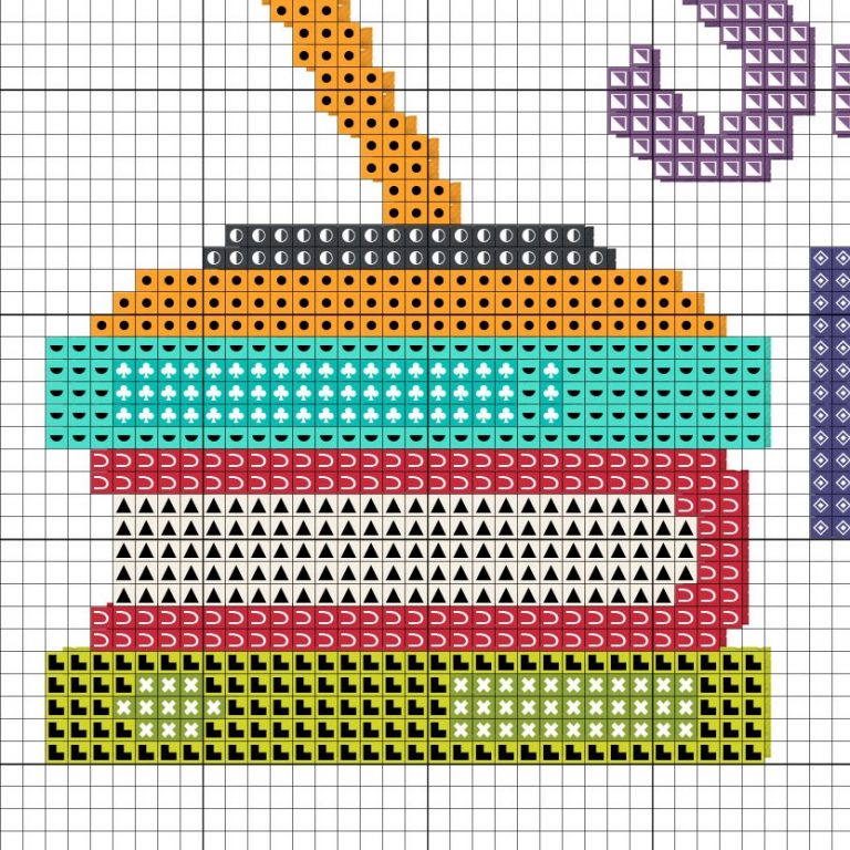 Study Hard Cross Stitch Pattern – Daily Cross Stitch