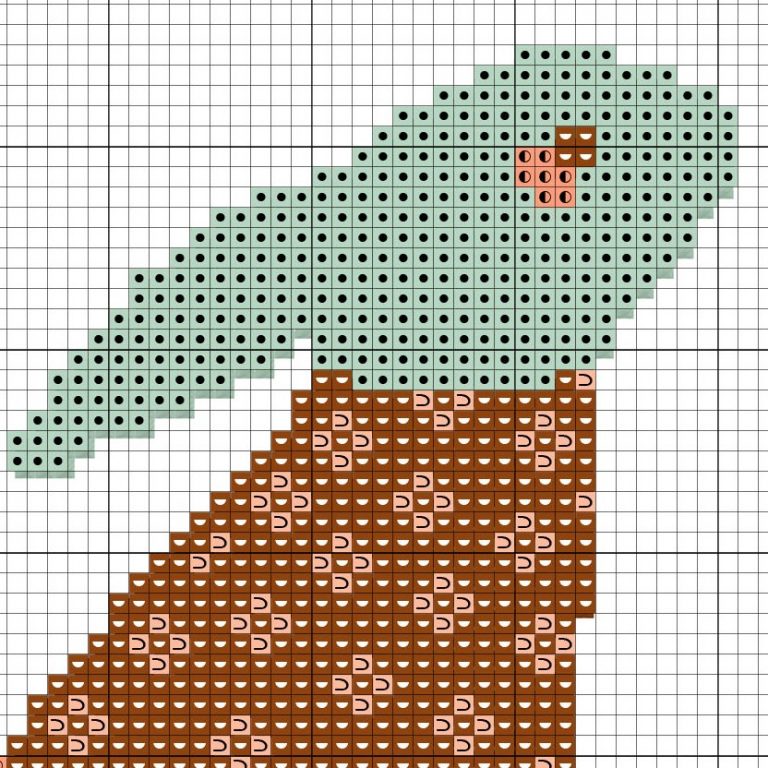 Sweater Bunny Cross Stitch Pattern – Daily Cross Stitch