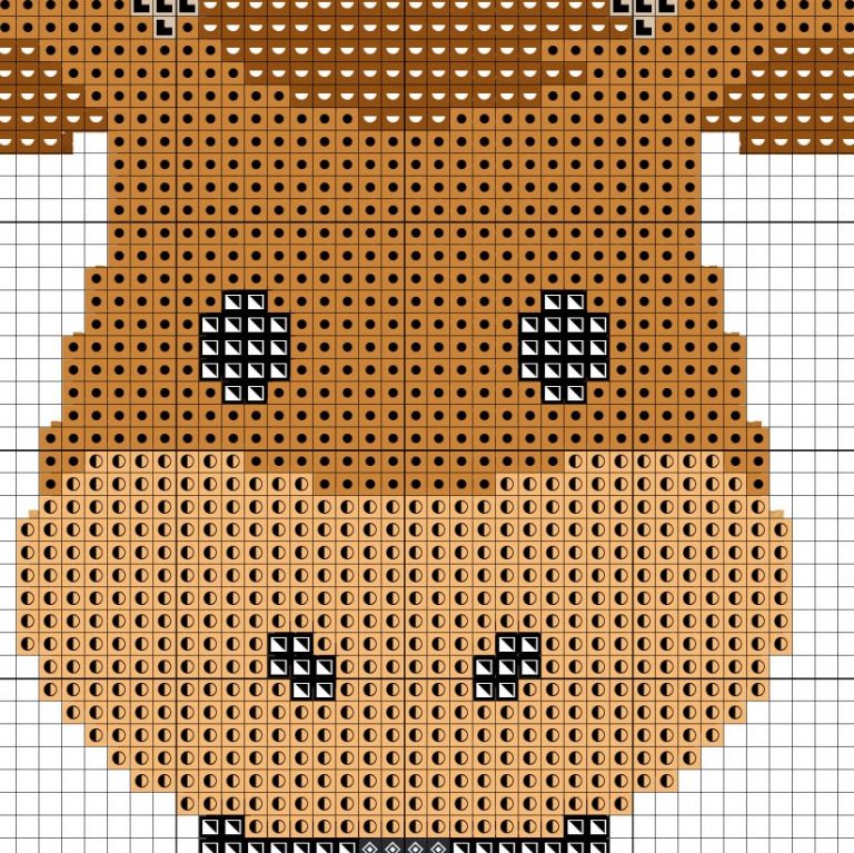 Bow Tie Moose Cross Stitch Pattern – Daily Cross Stitch
