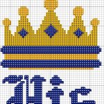 His (King) Cross Stitch Pattern – Daily Cross Stitch